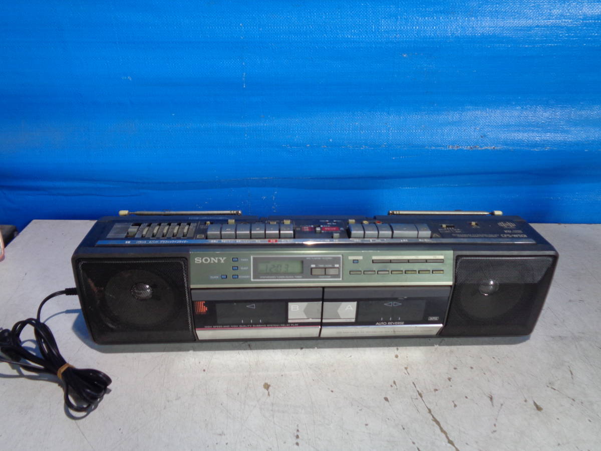 【やや傷や汚れあり】SONY CFS-W501 ダブル ラジカセ ジャンクの落札情報詳細 - ヤフオク落札価格検索 オークフリー