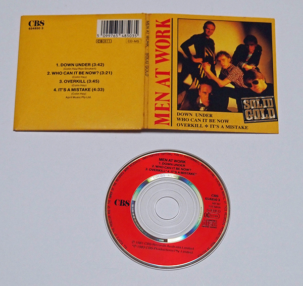 【やや傷や汚れあり】SOLID GOLD/MEN AT WORK メン・アット・ワーク 4曲入り8mCD の落札情報詳細 - ヤフオク落札価格 ...