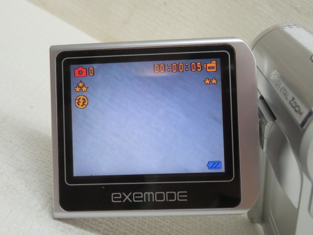 【傷や汚れあり】314万画素★EXEMODE DV308 DVカメラ 8x DIGITAL ZOOM エグゼモード ストラップ/電池付 動作品 59248★！！の落札情報詳細 - ヤフオク落札 ...