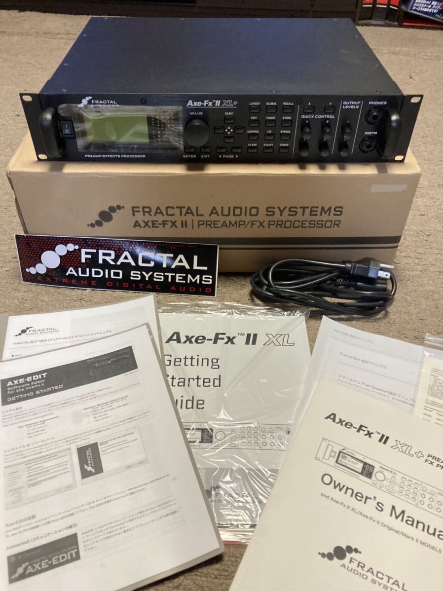【やや傷や汚れあり】Fractal Audio Systems Axe-FX II XL PLUS フラクタル の落札情報詳細 - ヤフオク ...