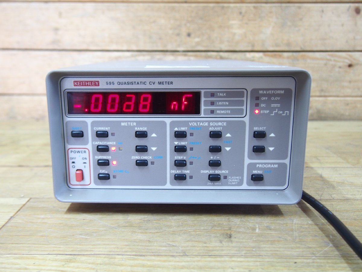 【傷や汚れあり】☆【1F0920-2】 KEITHLEY ケースレー QUASISTATIC CV METER 595 ジャンクの落札情報詳細 ...