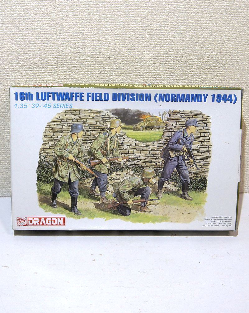 【未使用】ドラゴン DRAGON 1/35 ドイツ空軍 野戦部隊 ノルマンディ1944 WWⅡ 6084 ルフトバッフェ 野戦師団 プラモデル ...