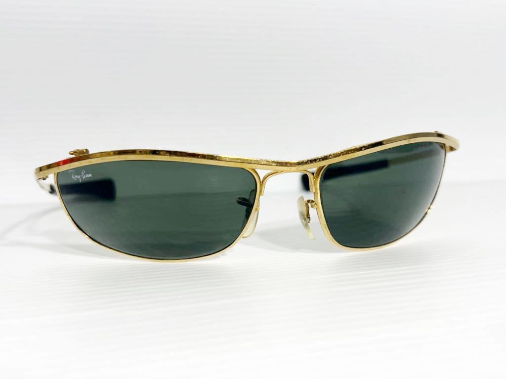 【やや傷や汚れあり】レイバン Ray-Ban 金属フレームvintage BL ボシュロム ゴールドフレーム オールドヴィンテージ METAL ...