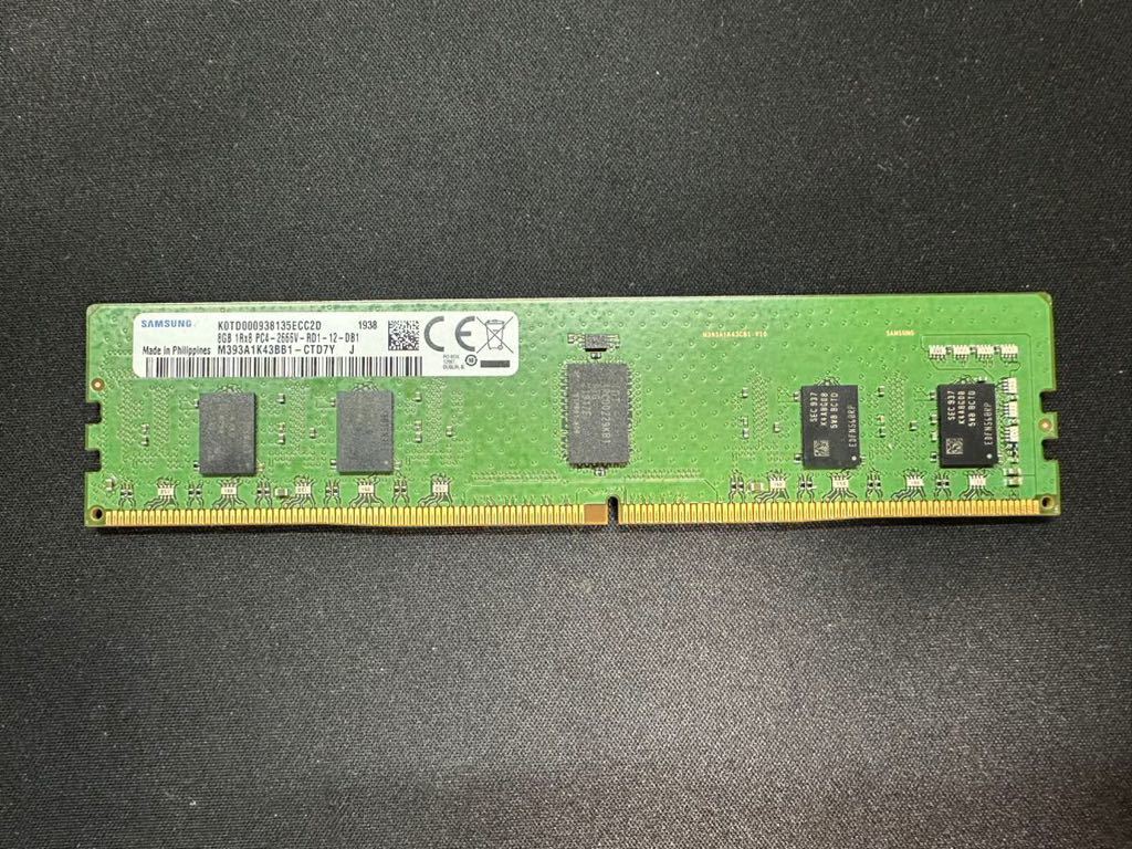 【目立った傷や汚れなし】サムスン Samsung PC4-21300 DDR4-2666/PC4-2666V ECC REG/ 288Pin ...