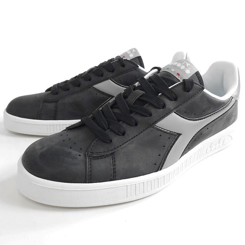 【未使用】 DIADORA ディアドラ GAME P ベーシックデザイン レースアップ ローカット レザースニーカー シューズ 160281C 7565 8 010 bus9551dの落札情報 ...