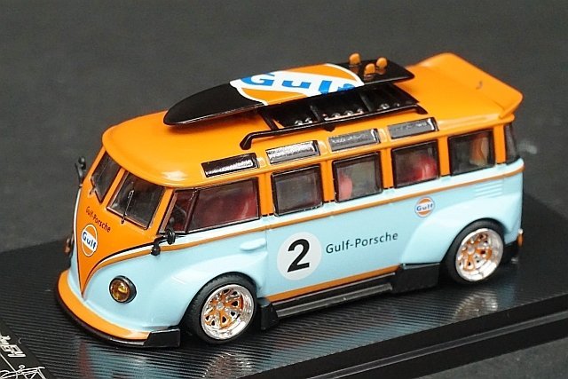 【やや傷や汚れあり】Liberty64 1/64 VW フォルクスワーゲン TYPE1 VAN ワーゲンバス Gulf ガルフの落札情報詳細 ...