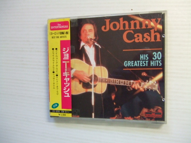 【傷や汚れあり】NA★音質処理CD★ジョニー・キャッシュ・30グレイテスト・ヒッツ/Johnny Cash/1990年直輸入盤カントリー ...