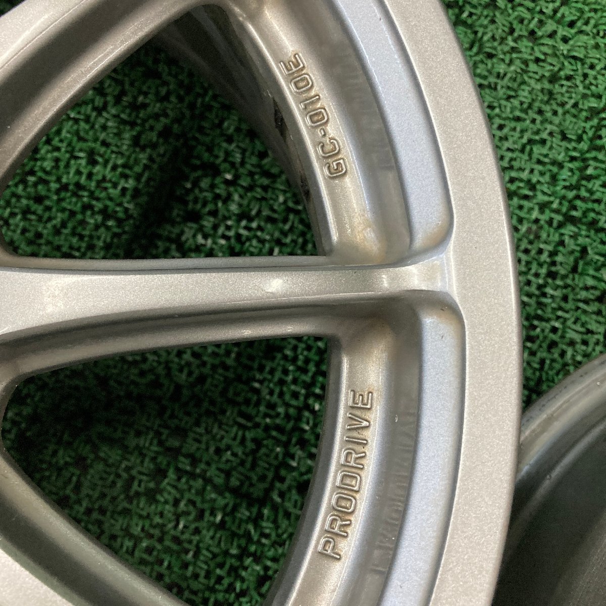 【傷や汚れあり】♪♪Prodrive プロドライブ GC-010E15インチ アルミホイール 15×6.5J+40 4H 100 4本セット ...