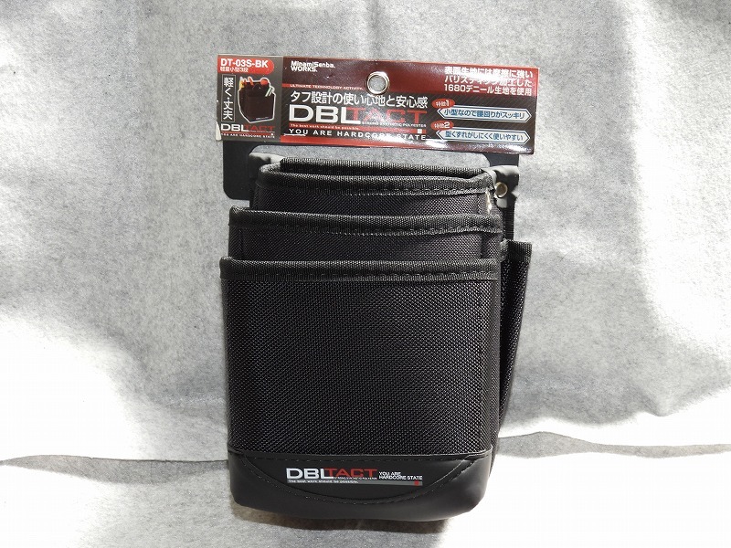 【未使用】2個SET売り 新品 DBLTACT 3段腰袋 ブラック DT-03S-BK 三共コーポレーションの落札情報詳細 - ヤフオク落札価格検索 オークフリー