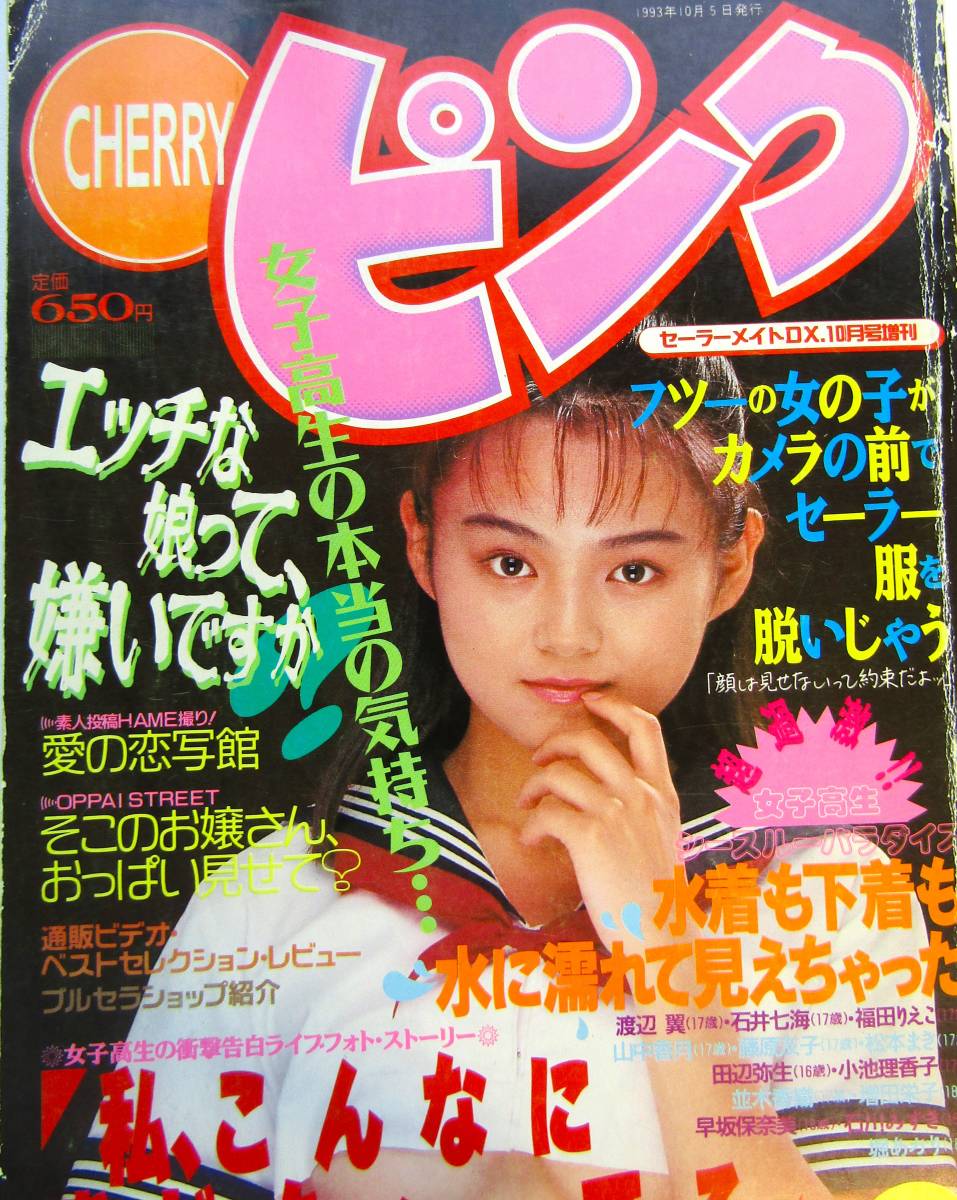 【目立った傷や汚れなし （詳細）】CHERRYピンク セーラーメイトDX4月号増刊 1995．4 の落札情報詳細| ヤフオク落札価格情報 オークフリー