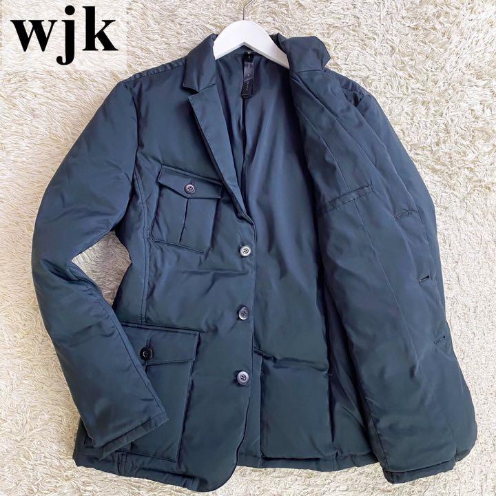 【未使用に近い】WJK 【極美品 XL 】 ダウン テーラード ジャケット ブラック メンズ アウター コート 1円 ミリタリー ウノピュウ AKM 1PIU1UGUALE3 冬服 の落札情報 ...