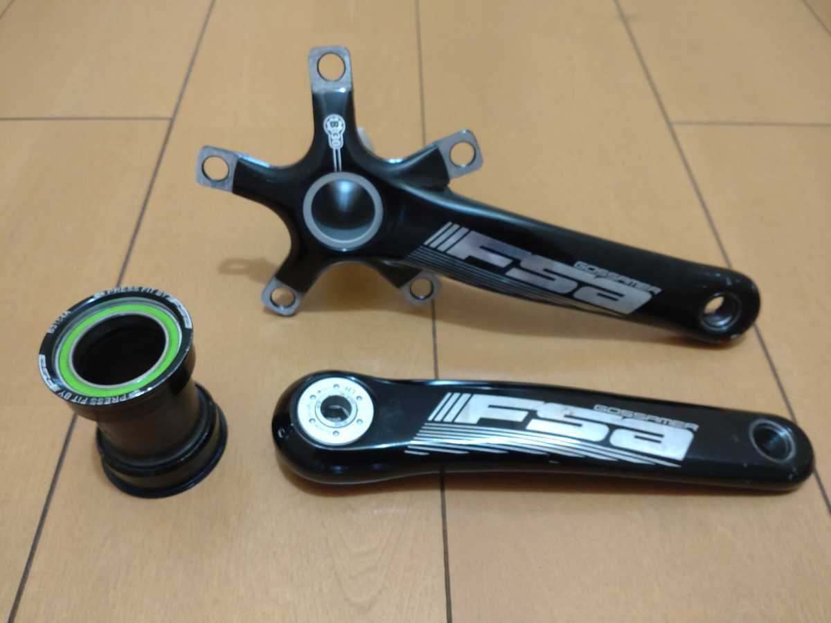 【傷や汚れあり】FSA GOSSAMER クランクセット 170mm BB30の落札情報詳細 - ヤフオク落札価格情報 オークフリー