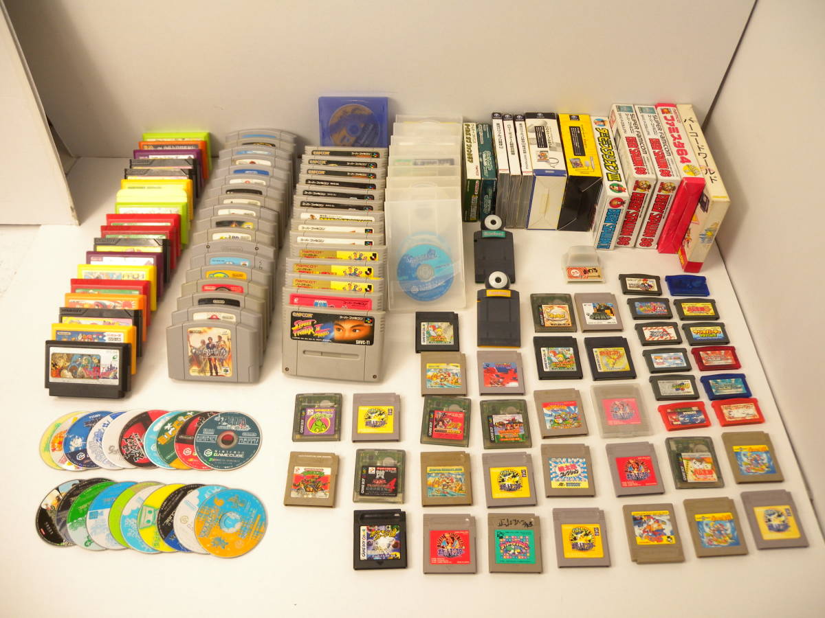 【傷や汚れあり】17 120/ レトロソフト ジャンク ＜FC、SFC、N64、GC、GB、GBC、GBA＞ 1014の落札情報詳細 - ヤフオク落札価格検索 オークフリー