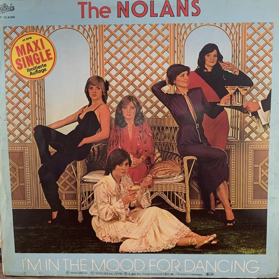 【傷や汚れあり】 The Nolans - I'm In The Mood For Dancing 12inch オランダ盤 DISCOヒット!!の落札情報詳細 - ヤフオク落札価格検索 オークフリー
