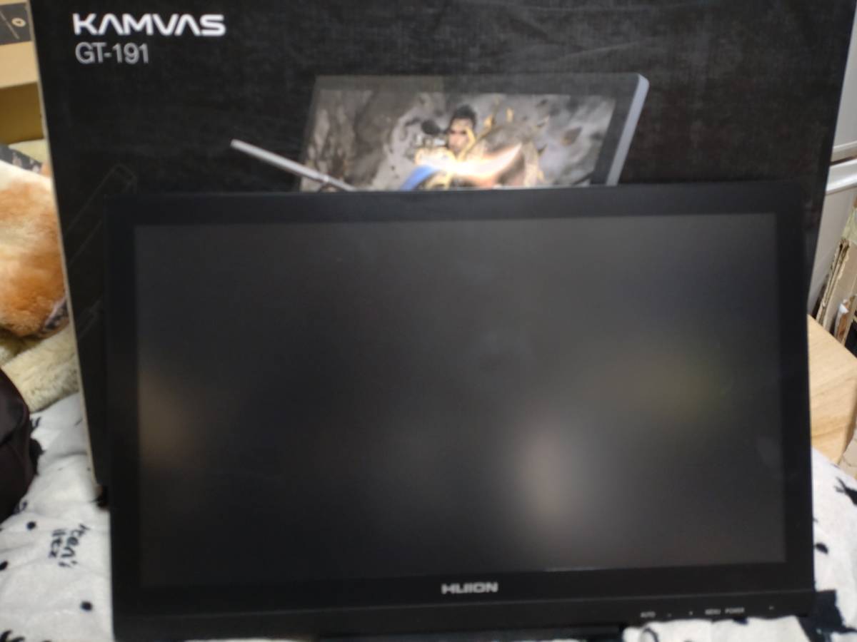 【目立った傷や汚れなし】HUION KAMVAS GT-191 IPS液晶 液晶ペンタブレット 液タブ フルHD 19.5インチ の落札情報 ...
