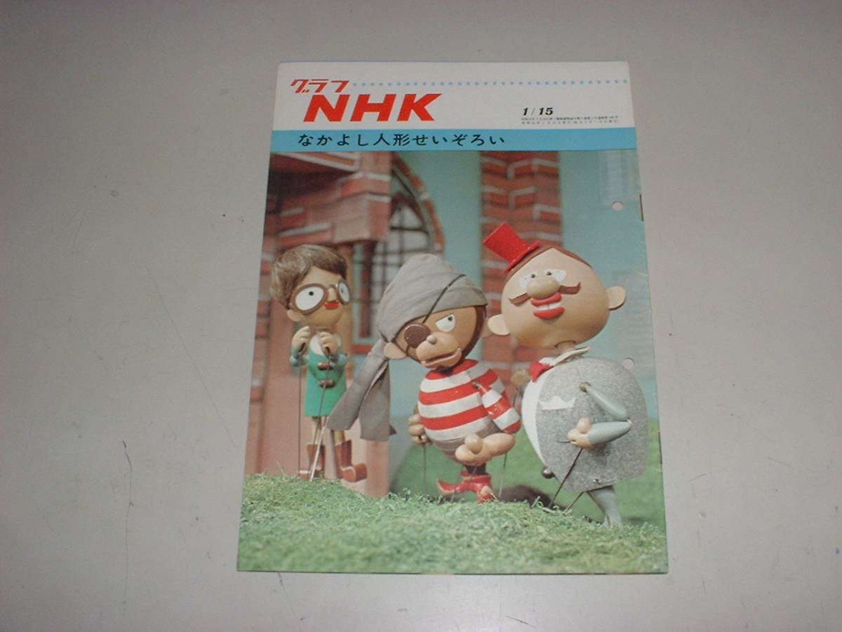 【やや傷や汚れあり】グラフnhk なかよし人形せいぞろい★1968年★ダットくん、ひょうたん島、おはなしこんにちは他の落札情報詳細