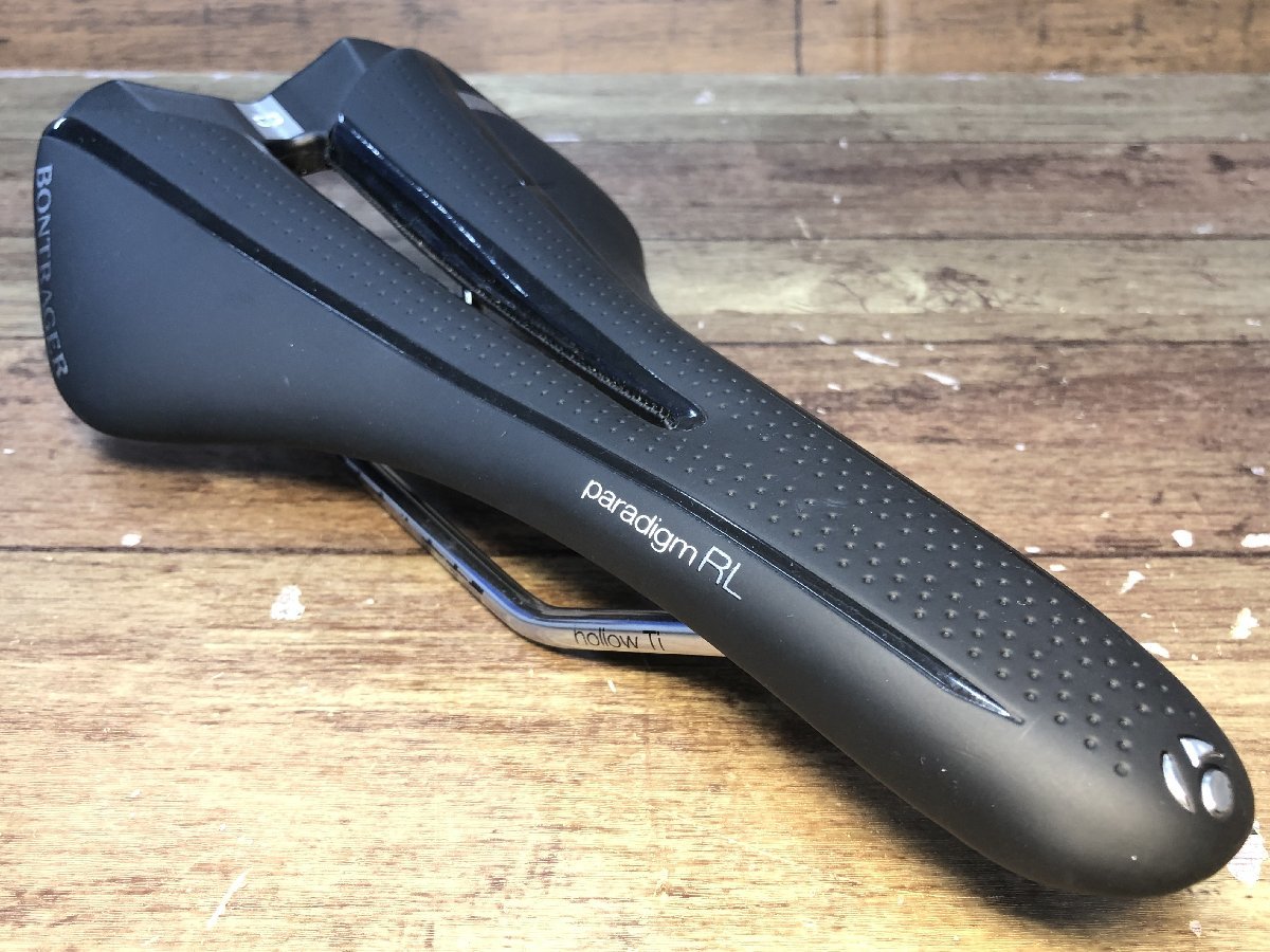 【やや傷や汚れあり】GE149 ボントレガー BONTRAGER パラダイム Paradigm RL サドル 黒 Hollow Tiレール ...