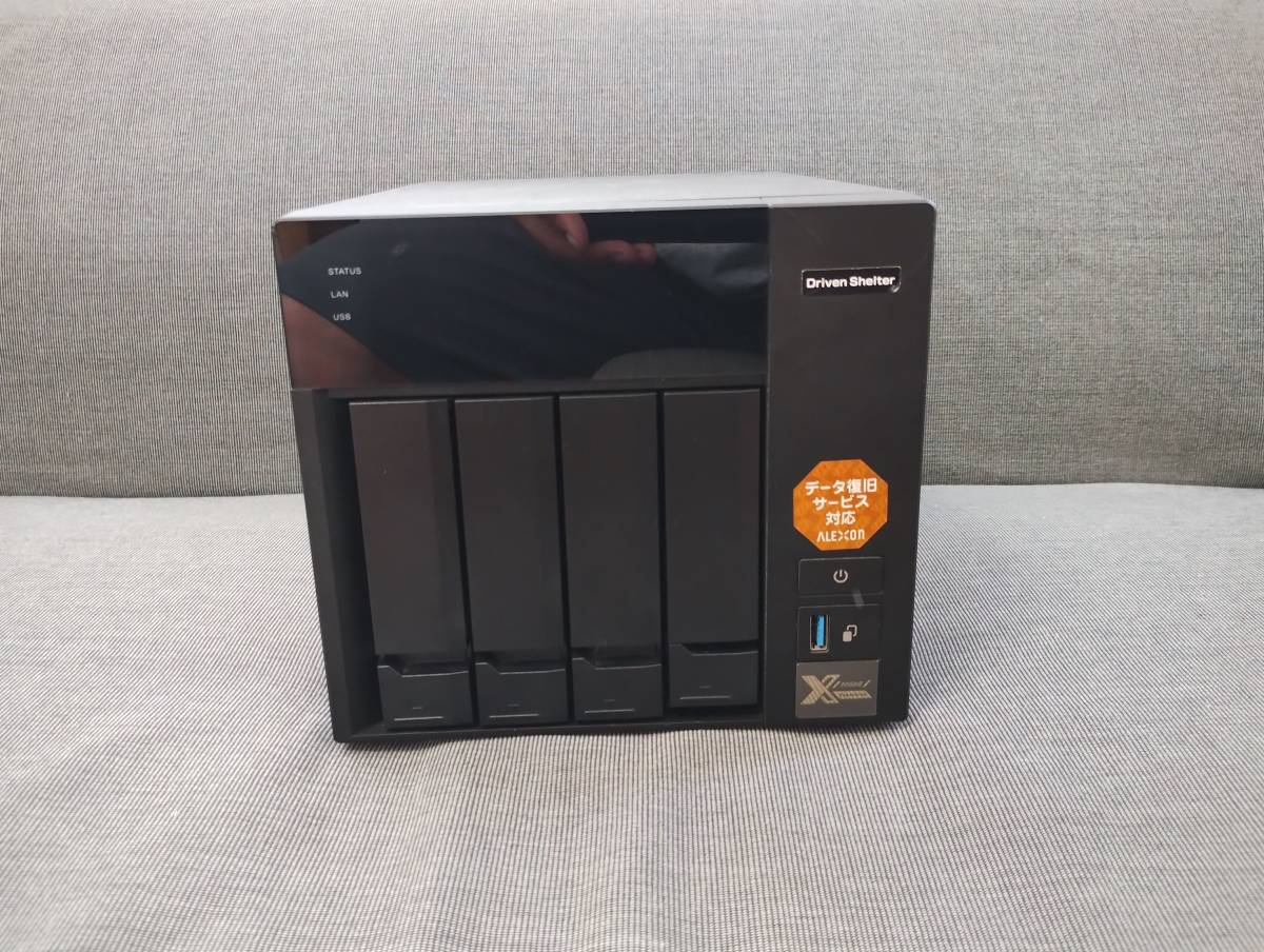 【やや傷や汚れあり】【中古】アレクソン ALEXON NAS-473eG Driven Shelter 4ベイ 10GbE×2 NIC搭載 ...