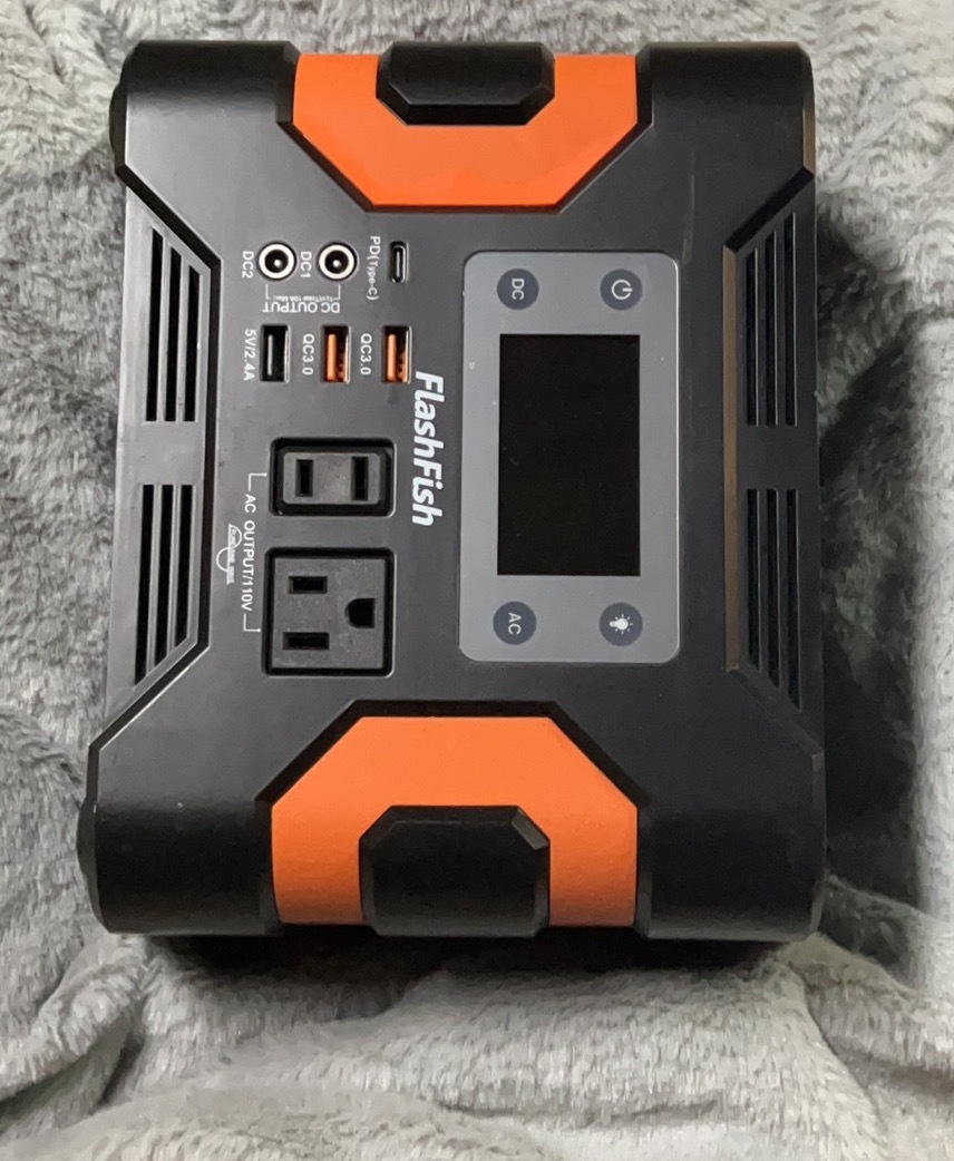 【目立った傷や汚れなし】【ジャンク品】FlashFish ポータブル電源 大容量 81000mAh/300Wh AC(330W 瞬間最大 ...