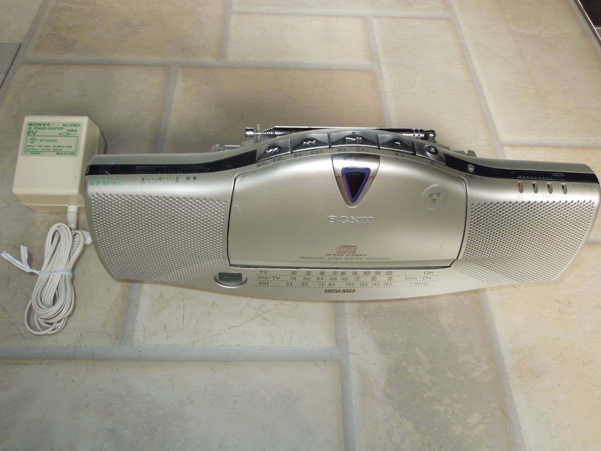 【やや傷や汚れあり】B 音出しOK SONY ソニー CFD-S401 CD-R/RW PLAYBACK MP3 パーソナルオーディオシステム ...