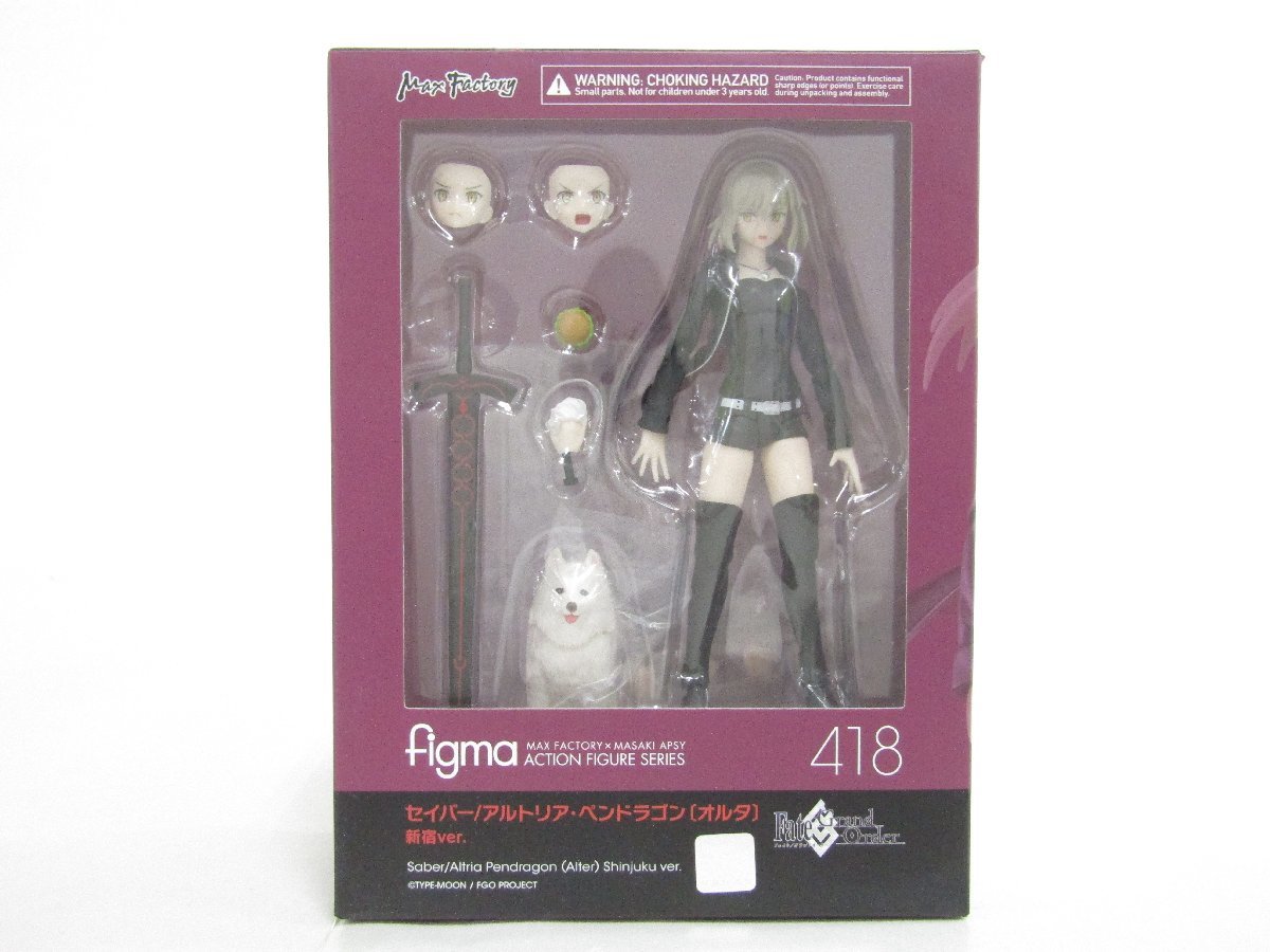 【傷や汚れあり】【1円～ 】figma 418 Fate/Grand Order セイバー/アルトリア・ペンドラゴン〔オルタ〕新宿ver.の ...