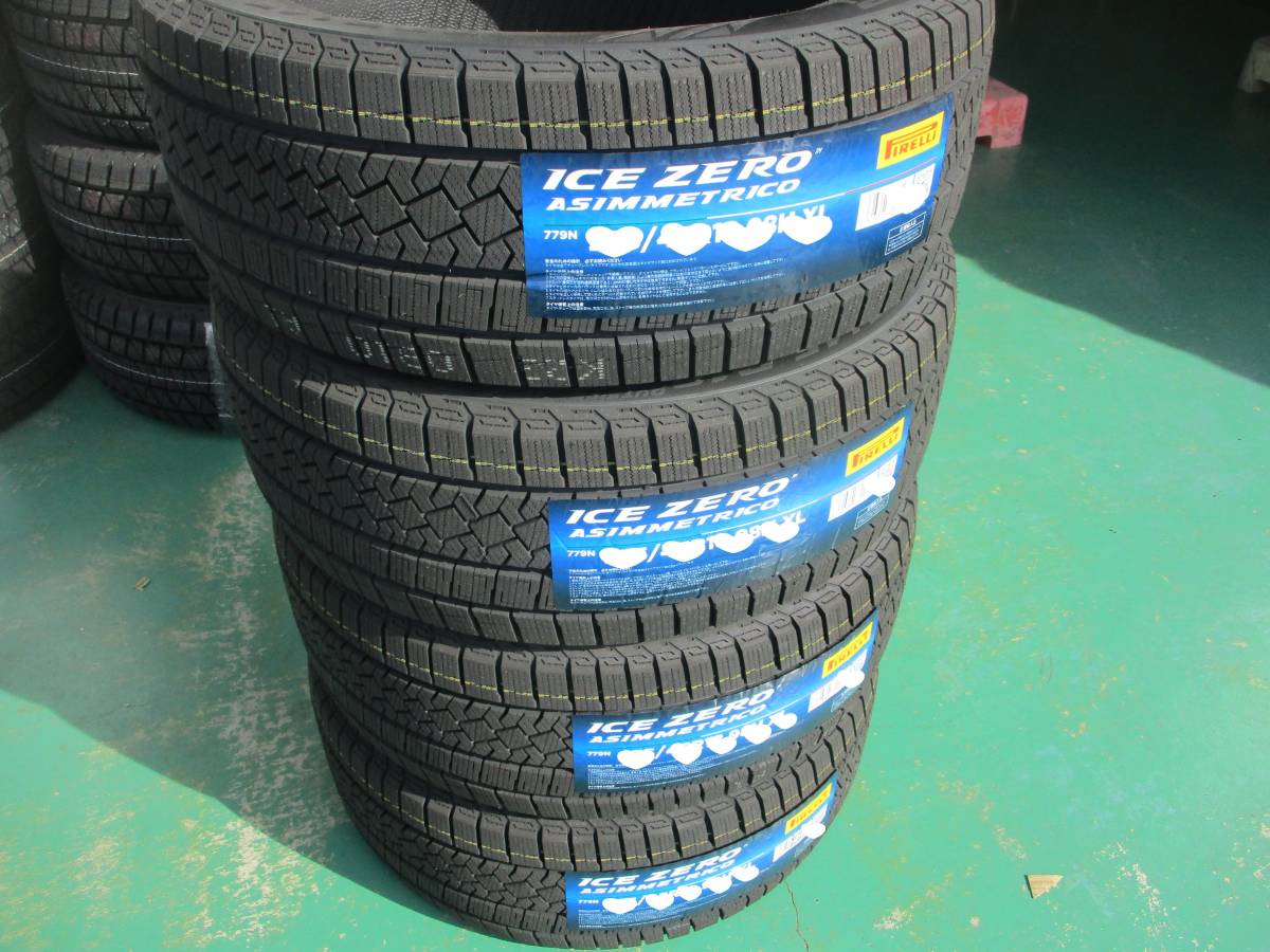 【未使用】【2022年製 在庫】ピレリ 185/60R15 88H XL 4本 1台分 アイス ゼロ アシンメトリコ 冬 雪 スタッドレス PIRELLI ASIMMETRICO 185-60 ...