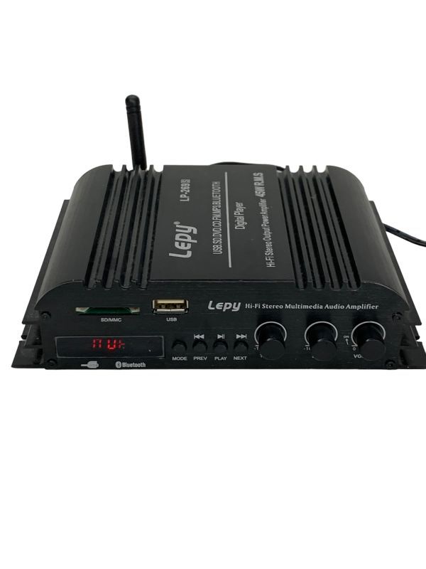 【やや傷や汚れあり】Lepy 45W X 4チャンネル 高音質 重低音 Hi-Fiステレオデジタルアンプ USB SDカード Bluetooth4.0 PSE認証5A アダプタ欠品 の落札情報 ...