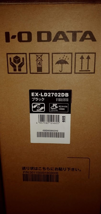 【未使用】I-O DATA モニター 27インチ フレームレス ADS非光沢 スピーカー付 EX-LD2702DBの落札情報詳細 - ヤフオク落札価格検索 オークフリー