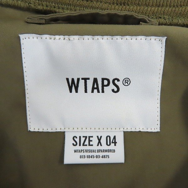 【目立った傷や汚れなし】☆WTAPS/ダブルタップス 20AW SMOCK LS POLY TWILL スモック プルオーバー 202BRDT-SHM04 4 /LPLの落札情報詳細 ...