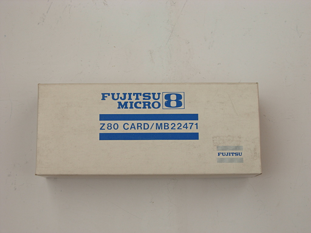 【未使用】FUJITSU MICRO 8用 Z-80 CARD MB22471(未使用) / 1円スタート 今となってはレアかも? FM-8 ...