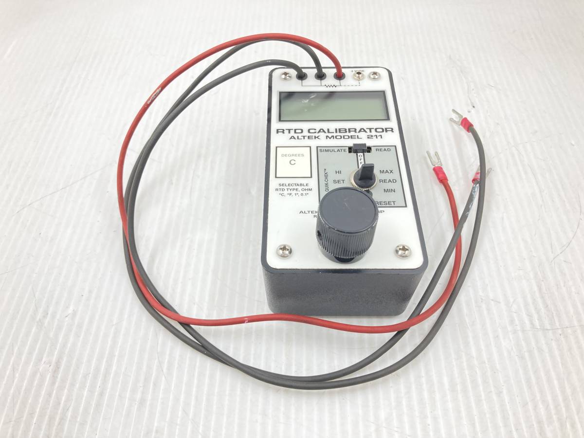 【傷や汚れあり】 RTD CALIBRATOR ALTEK 211 本体のみ 中古品の落札情報詳細 - ヤフオク落札価格検索 オークフリー
