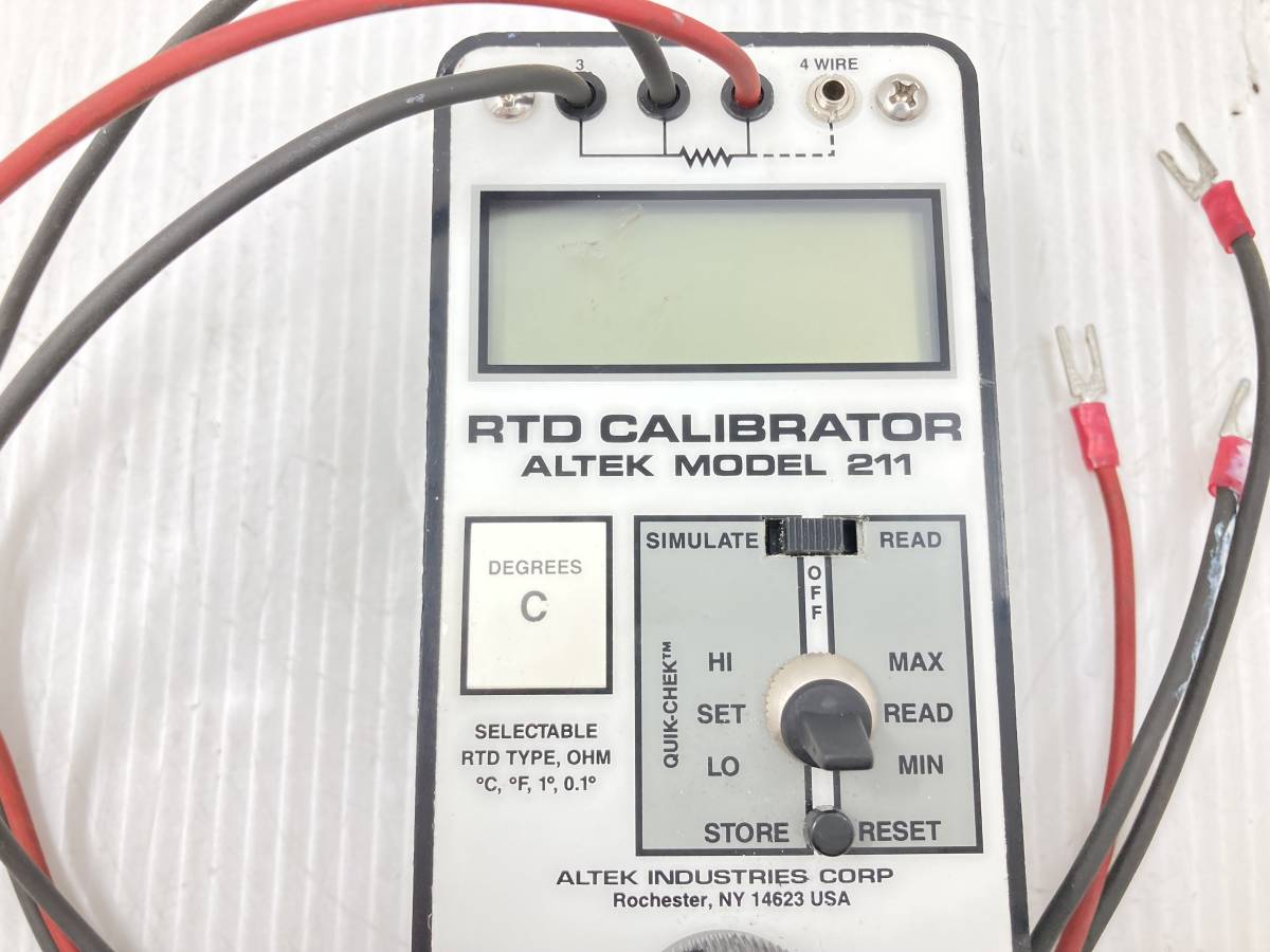 【傷や汚れあり】 RTD CALIBRATOR ALTEK 211 本体のみ 中古品の落札情報詳細 - ヤフオク落札価格検索 オークフリー