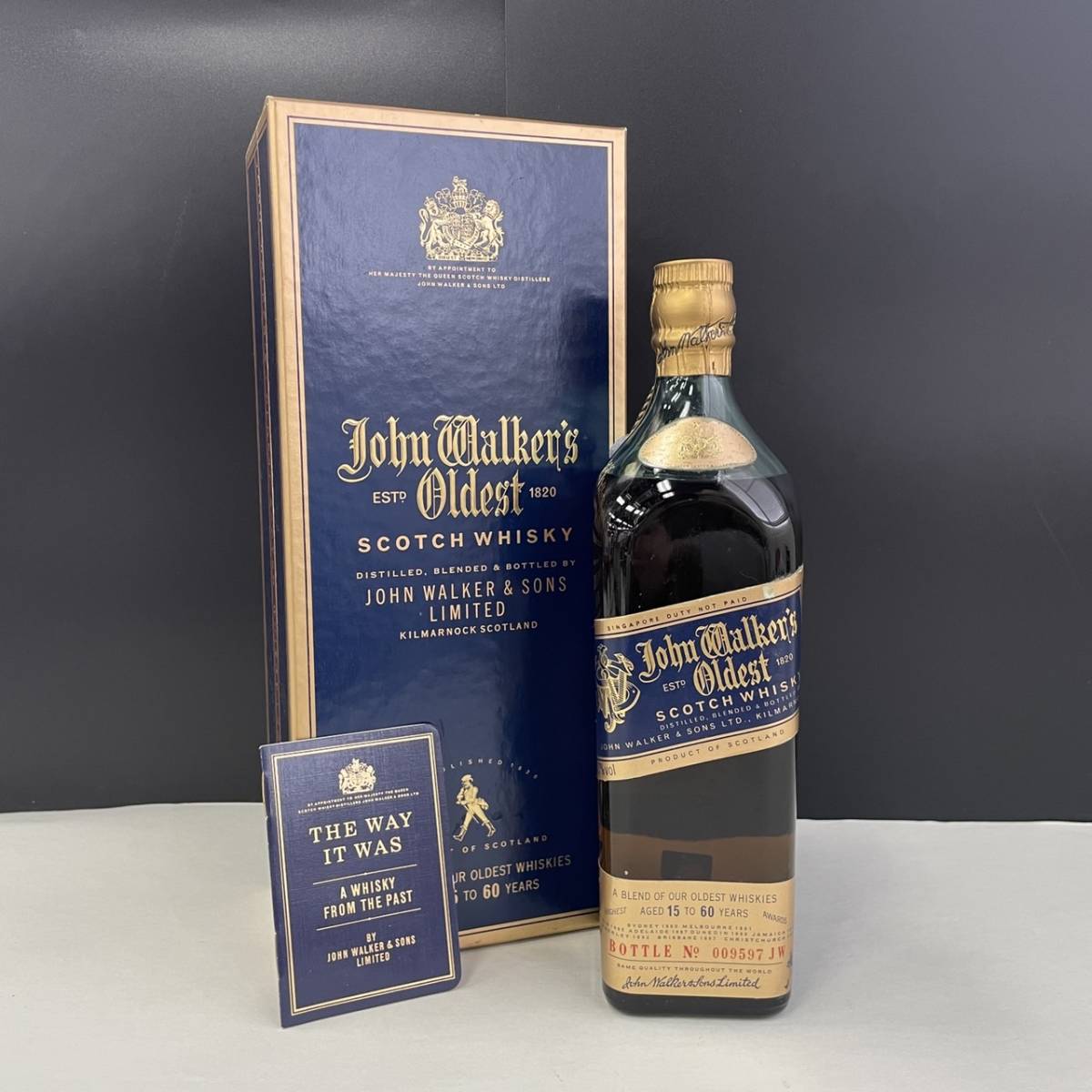 【全体的に状態が悪い】E251647(124)-607/OS17000 酒 John Walker's Oldest ジョンウォーカー オールデスト AGED 15 TO 60 YEARS ...