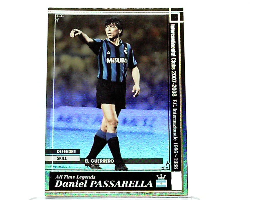 【目立った傷や汚れなし】WCCF 2007-2008 ATLE ダニエル・パサレラ Daniel Passarella 1953 ...