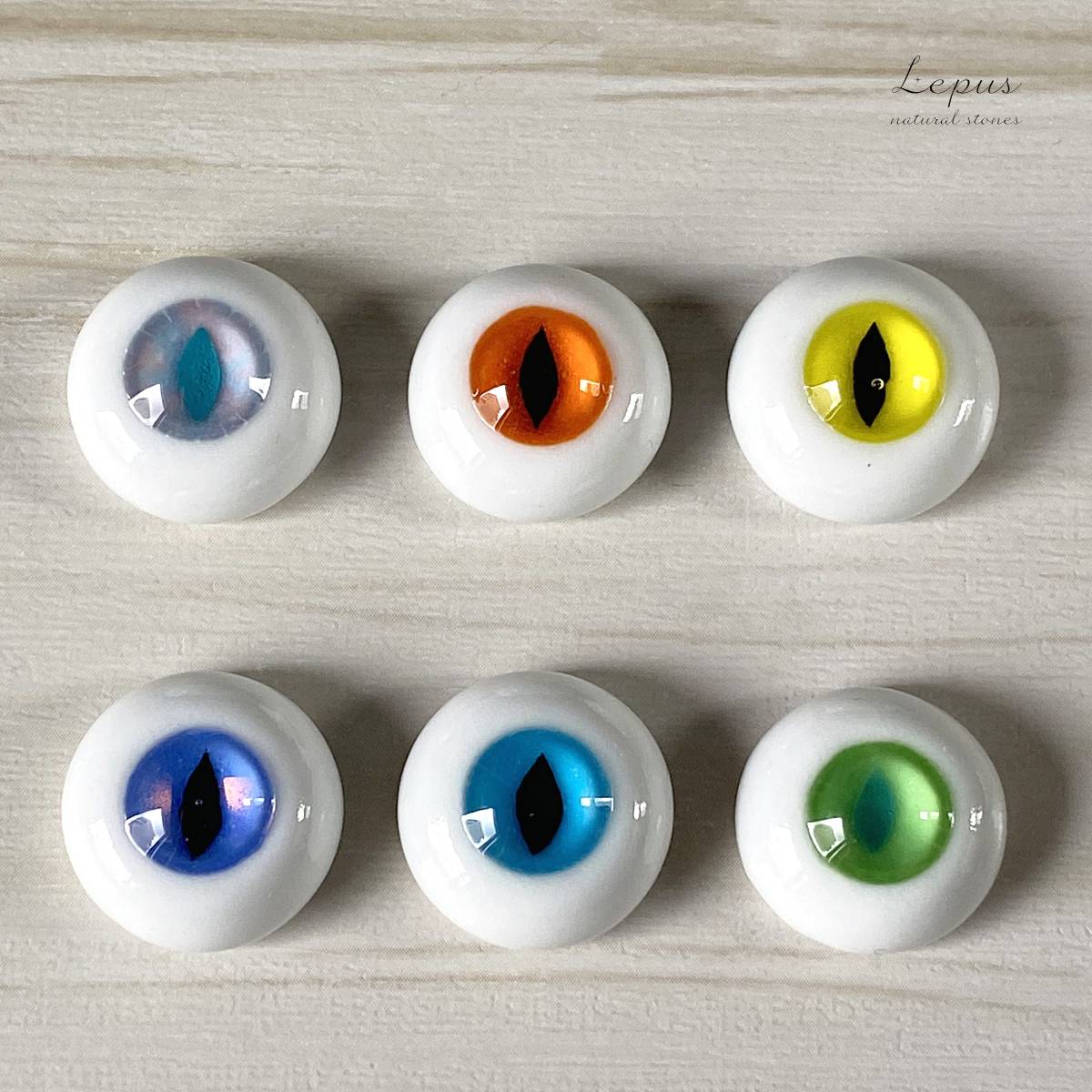 【未使用】＊Lepus＊ドール グラスアイ 約17mm/17.6mm ＃Y139 シングル猫目セットの落札情報詳細 - Yahoo ...