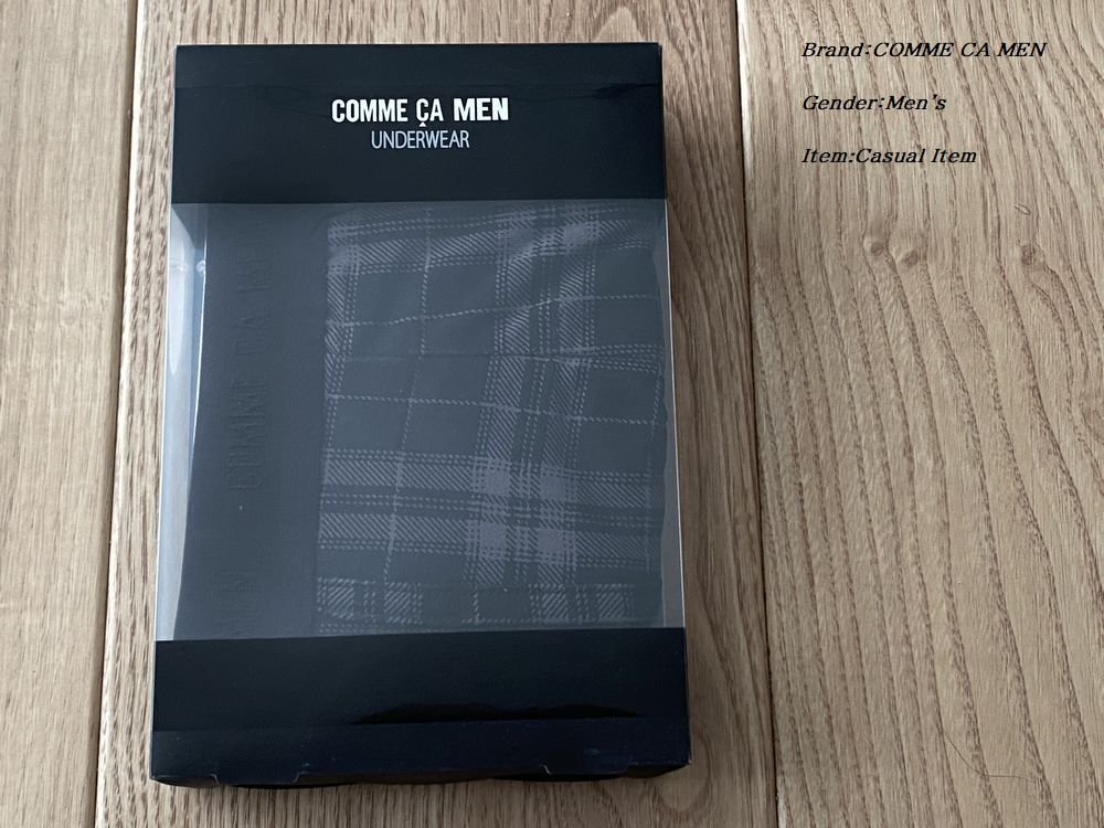 【未使用】新品 COMME CA MEN コムサメン チェック柄 オリジナル ボクサーパンツ 05ブラック Lサイズ 91EP09 定価2,530円の落札情報詳細 - ヤフオク落札価格検索 ...