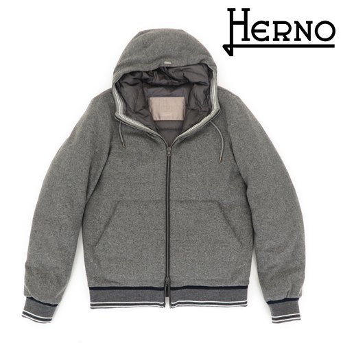 【未使用に近い】定価13万円 HERNO ヘルノ メンズ Resort リゾート ブルゾン パーカー 48サイズ グレー ウール 秋冬シーズン 超美品 1円スタート の落札情報詳細| ヤフオク ...