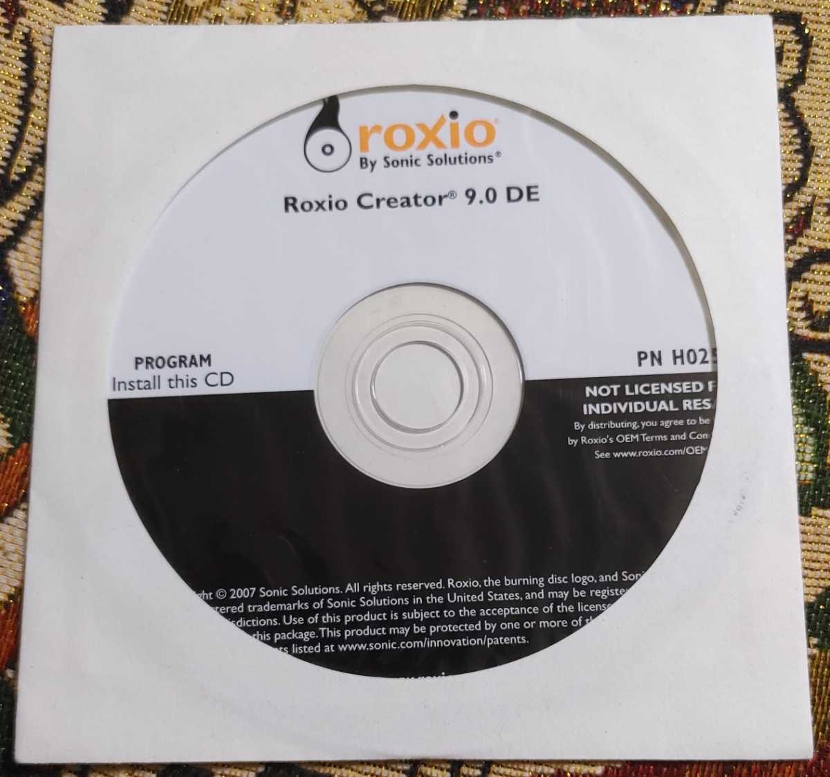 【やや傷や汚れあり】no-051 Roxio Creator 9.0 DE 送料180円～の落札情報詳細 - ヤフオク落札価格検索 オークフリー