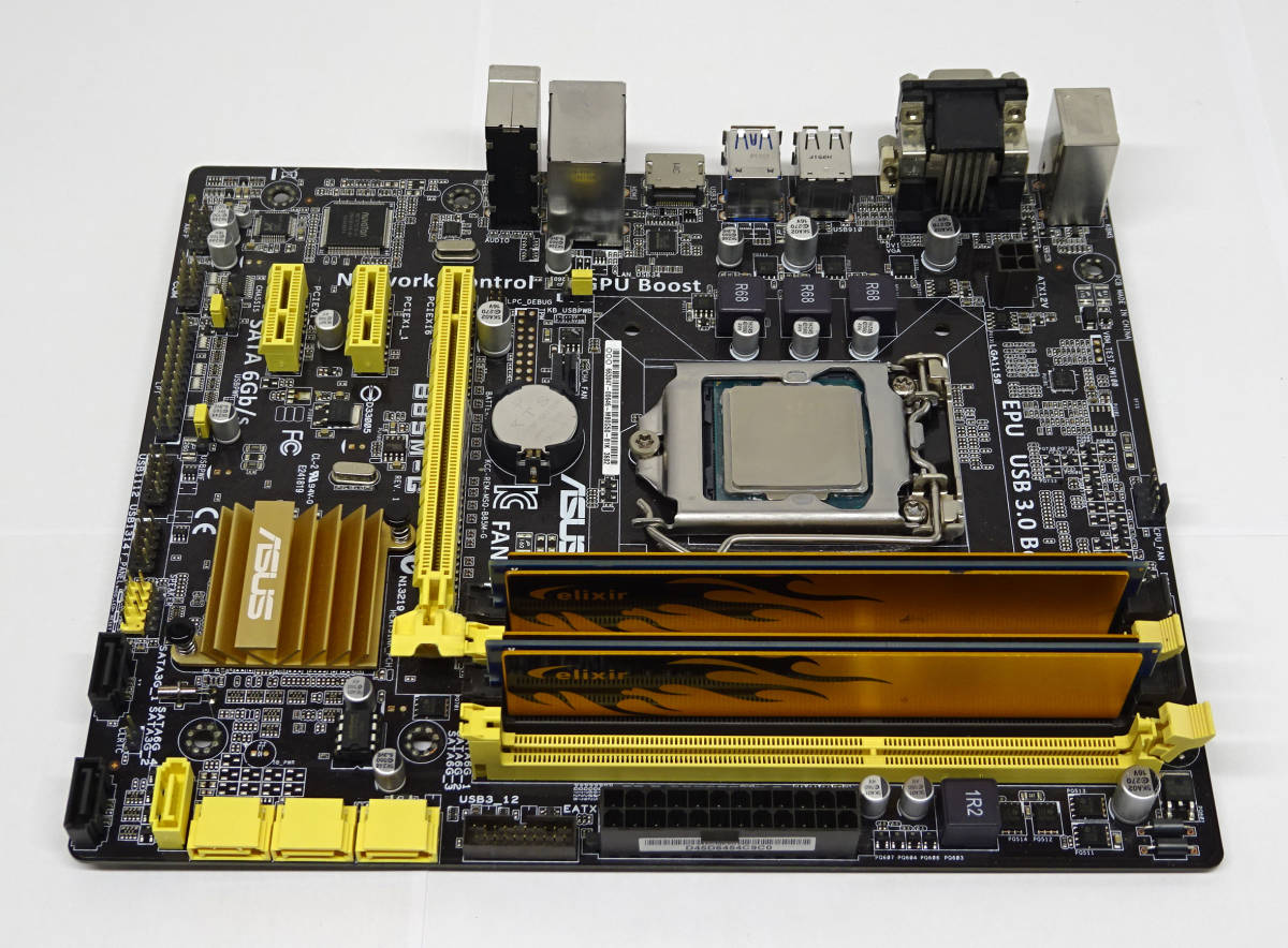 【やや傷や汚れあり】CPU&マザーボード i7-4770 @3.4GHz/ B85M-G LGA1150/8GB の落札情報詳細| ヤフオク落札価格情報 オークフリー