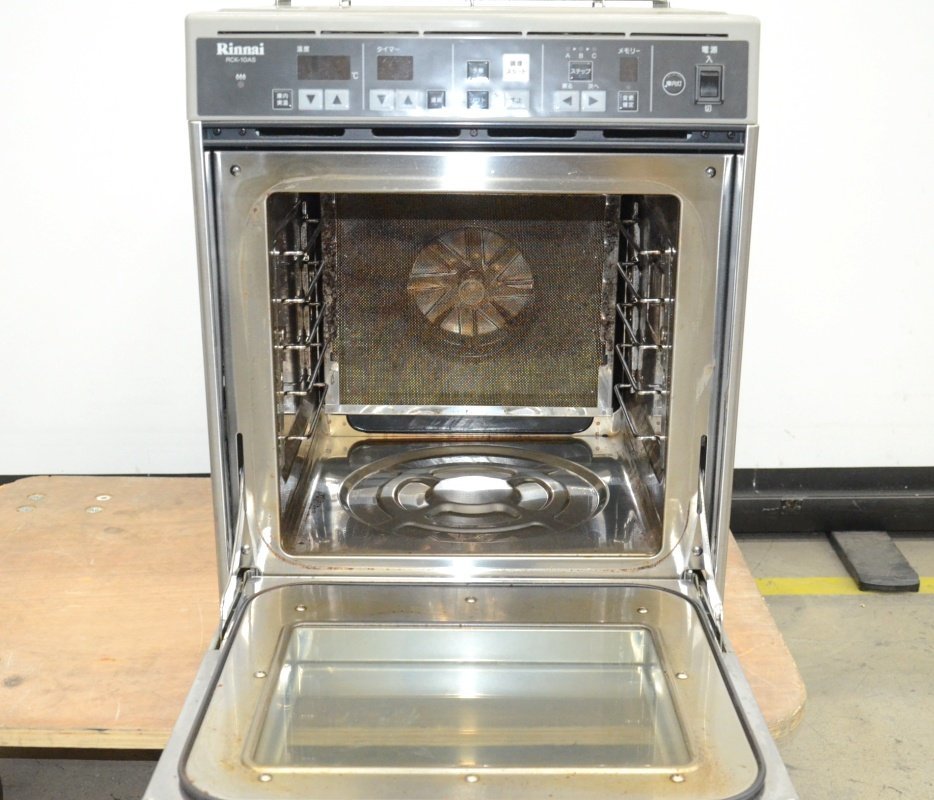 【傷や汚れあり】Rinnai/リンナイ 都市ガス用オーブンレンジ 業務用高速ガスオーブン RCK-10AS 中古の落札情報詳細 - ヤフオク落札価格情報 オークフリー