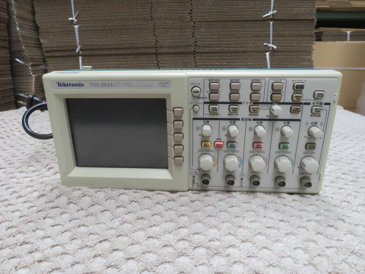【やや傷や汚れあり】tektronix テクトロニクス TDS2014B デジタルストレージオシロスコープ デジタルオシロスコープ の落札情報 ...