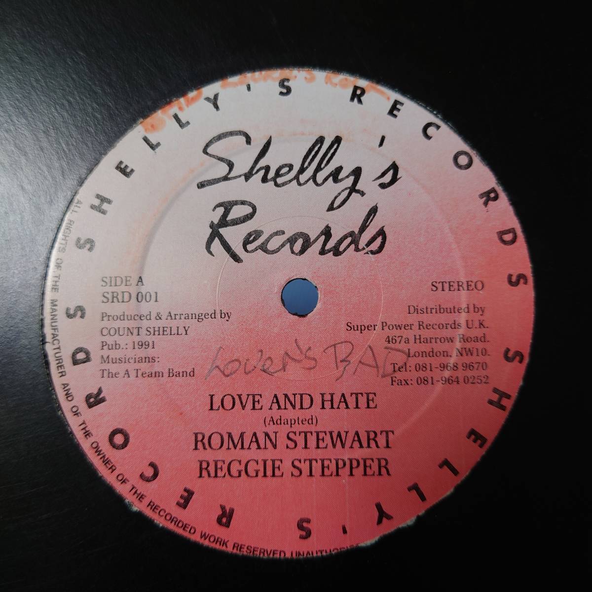 【目立った傷や汚れなし】★レア★ Roman Stewart & Reggie Stepper - Love And Hate / Dennis Brown - Here I Come ...