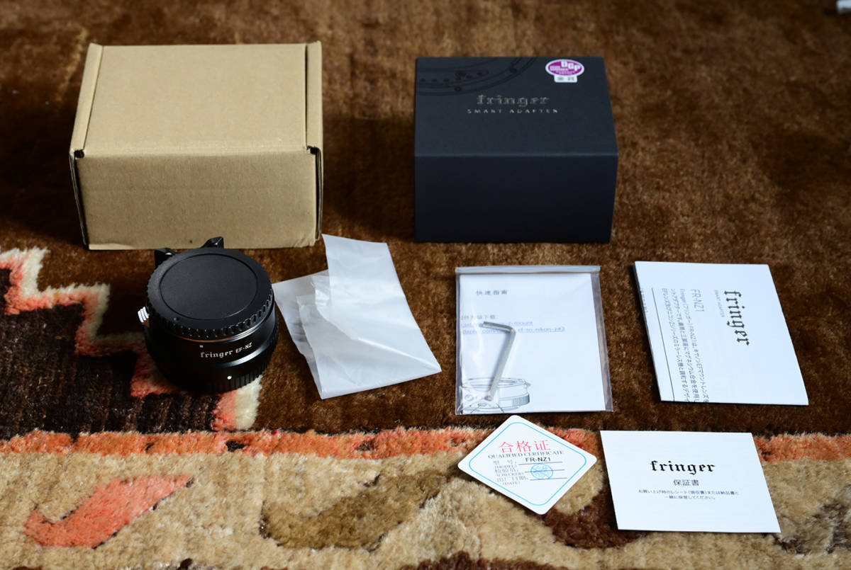 【未使用に近い】Fringer スマートマウントアダプター FR-NZ1（レンズ側キヤノンEF/ボディ側ニコンZ） 電子接点付の落札情報詳細 ...