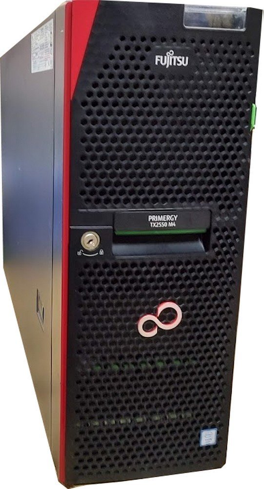 【やや傷や汚れあり】 [CentOS 8.1] 新型Xeon タワー型 富士通 PRIMERGY TX2550 M4 (Xeon Silver 4112 2.6GHz/48GB/2.5inch ...