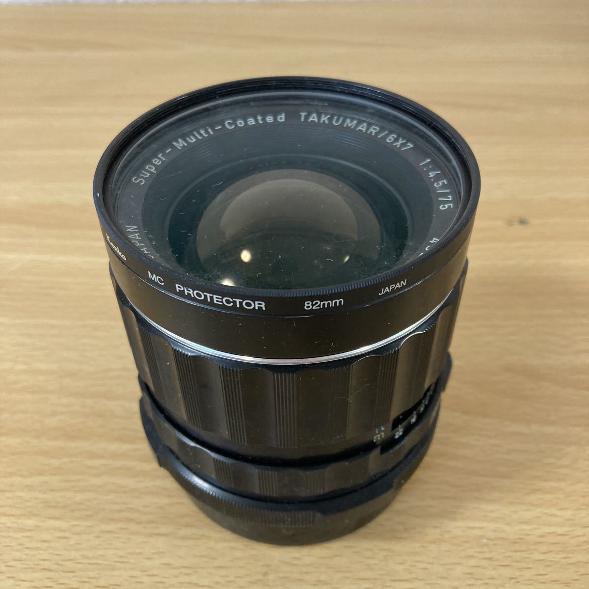 【やや傷や汚れあり】ASAHI PENTAX アサヒペンタックス レンズ Super-Multi-Coated TAKUMAR/6×7 1:4.5/75 カメラレンズ カメラアクセサリー 12 ...