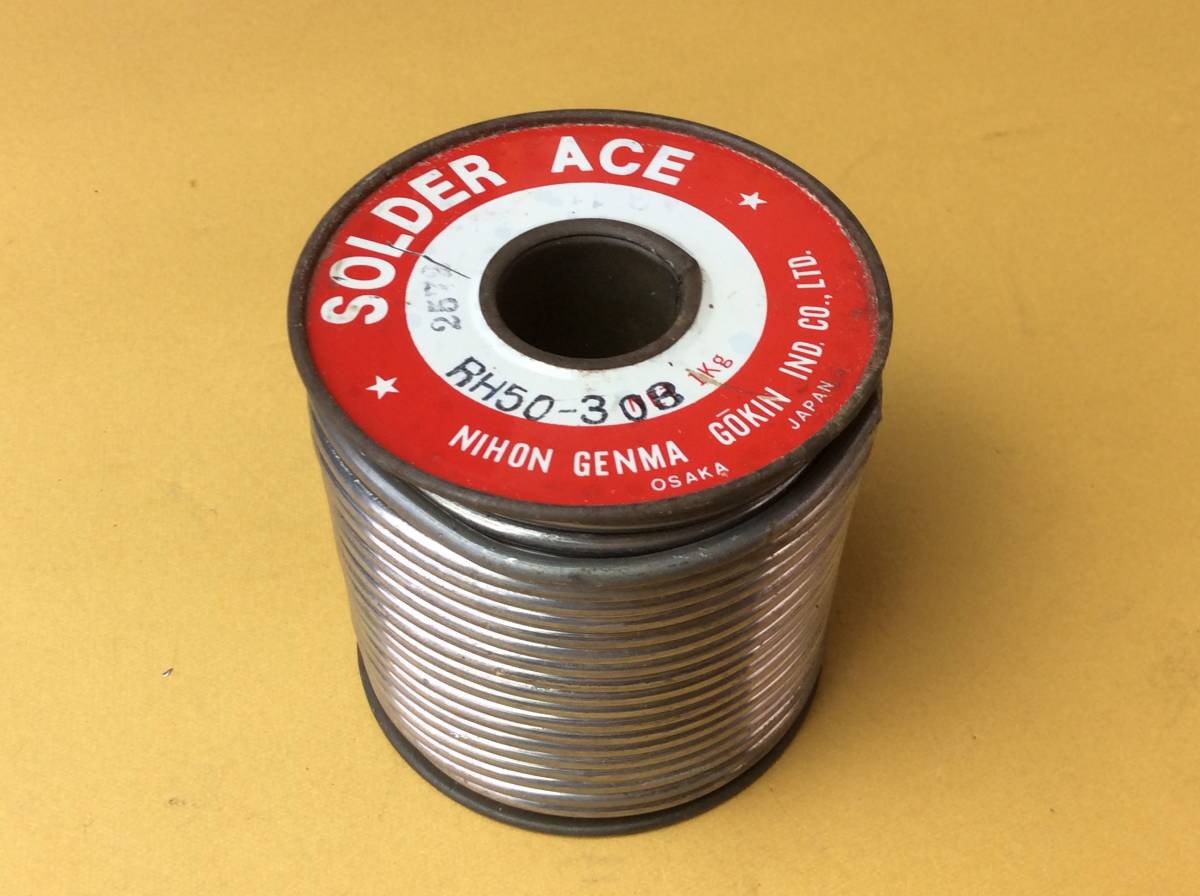 【新品】半田（ハンダ） ソルダーエース（SOLDER ACE） E-28 線形1.0㎜ 1kg の落札情報詳細| ヤフオク落札価格情報 オークフリー