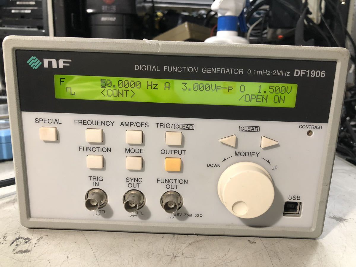 【傷や汚れあり】E719 NF回路設計ブロック 0.1mHz-2MHz DF1906 デジタルファンクションジェネレーターの落札情報詳細 - ヤフオク落札価格検索 オークフリー