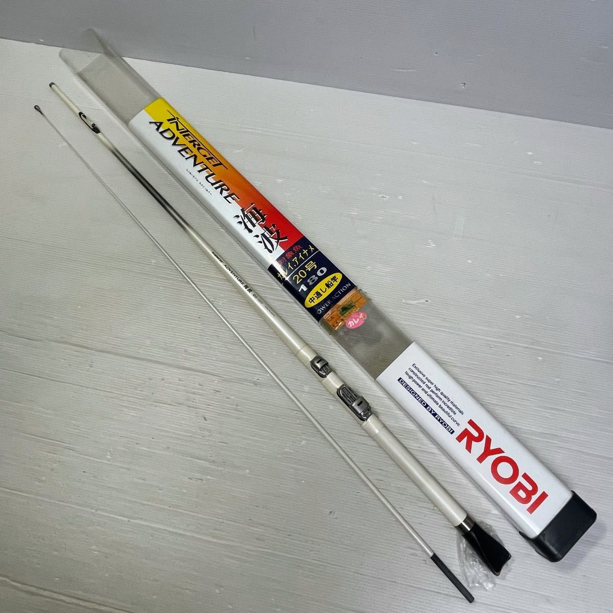 【やや傷や汚れあり】 F40 RYOBI リョービ 海波 20号 180 中通し船竿 インターゲット アドベンチャー ロッド 釣り竿 の落札情報詳細| ヤフオク落札価格情報 オークフリー