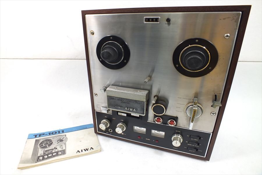 【やや傷や汚れあり】 AIWA TP-1011 オープンリールデッキ 取扱説明書有り 中古 現状品 230106E6217 の落札情報詳細| ヤフオク落札価格情報 オークフリー