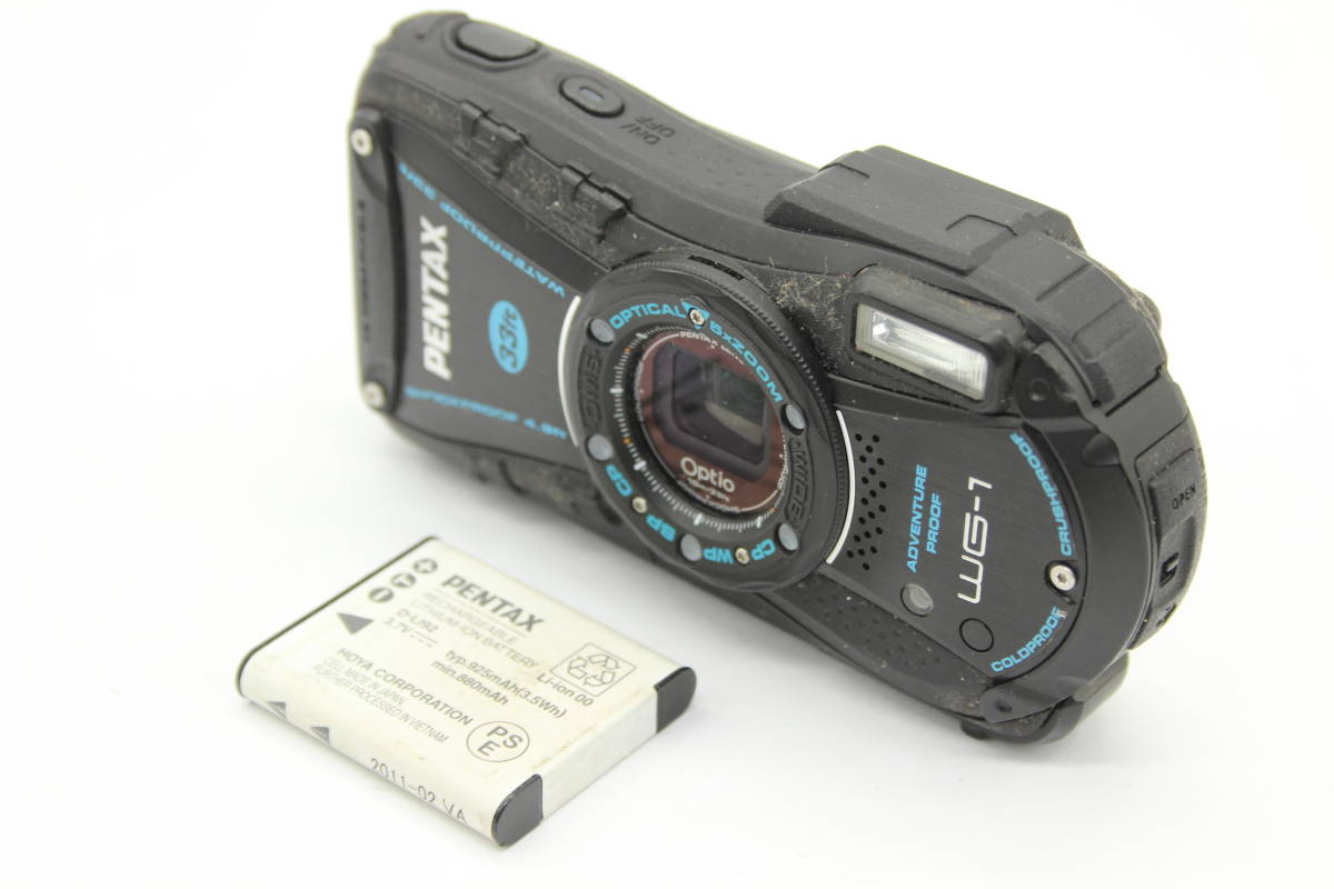 【傷や汚れあり】【返品保証】 ペンタックス Pentax Optio WG-1 ブラック Optical 5x Zoom バッテリー付き コンパクトデジタルカメラ C1453の落札情報詳細 ...